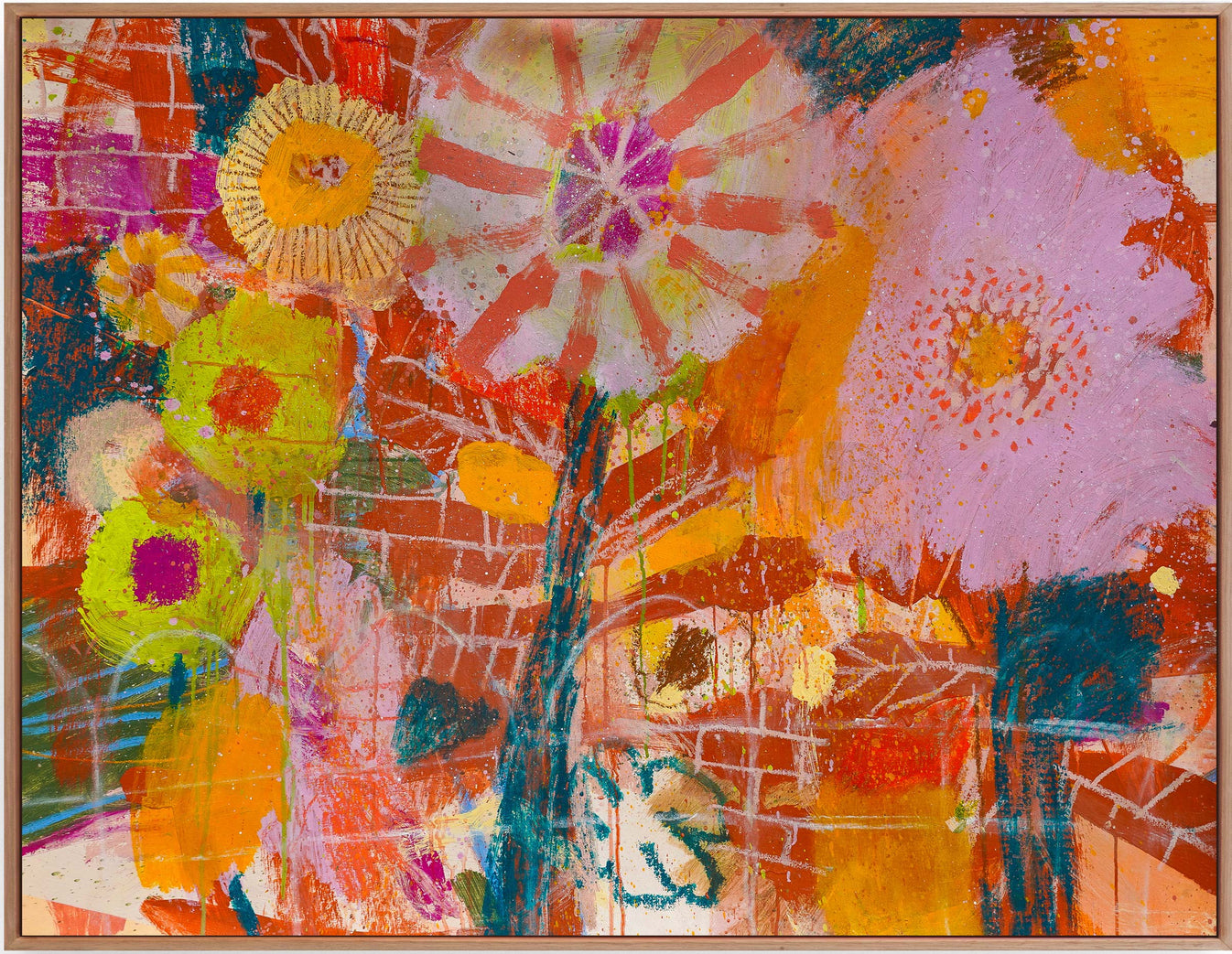 Little Redbrick – Original Artwork by Claudio Kirac on stretched canvas ...
