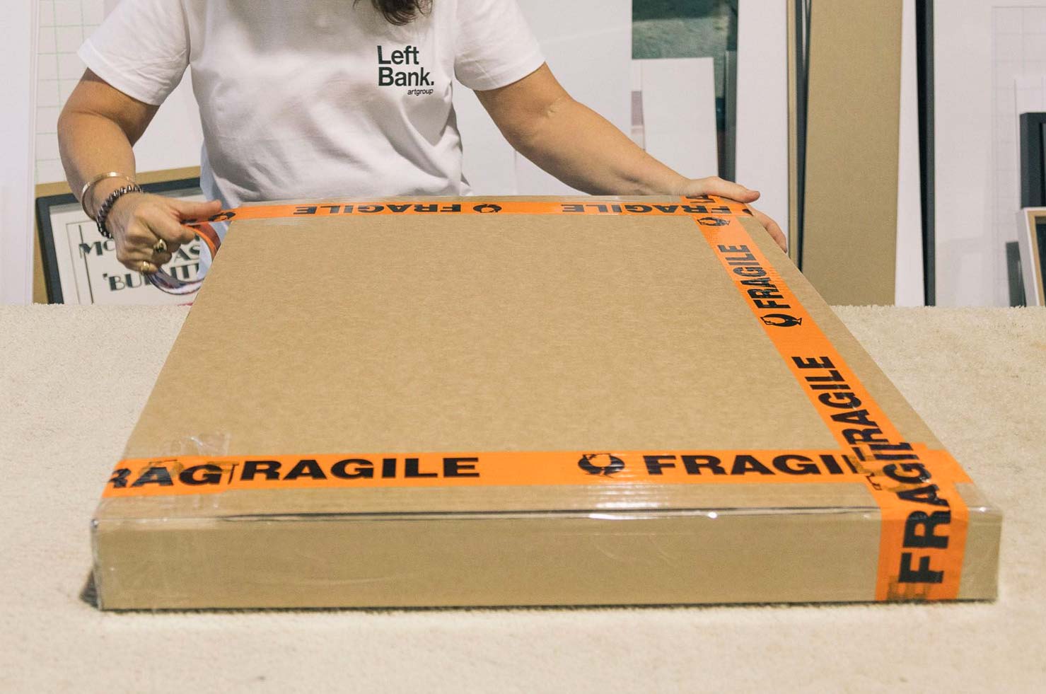 Framing & Packaging for Original Works & Art Prints by Claudio Kirac